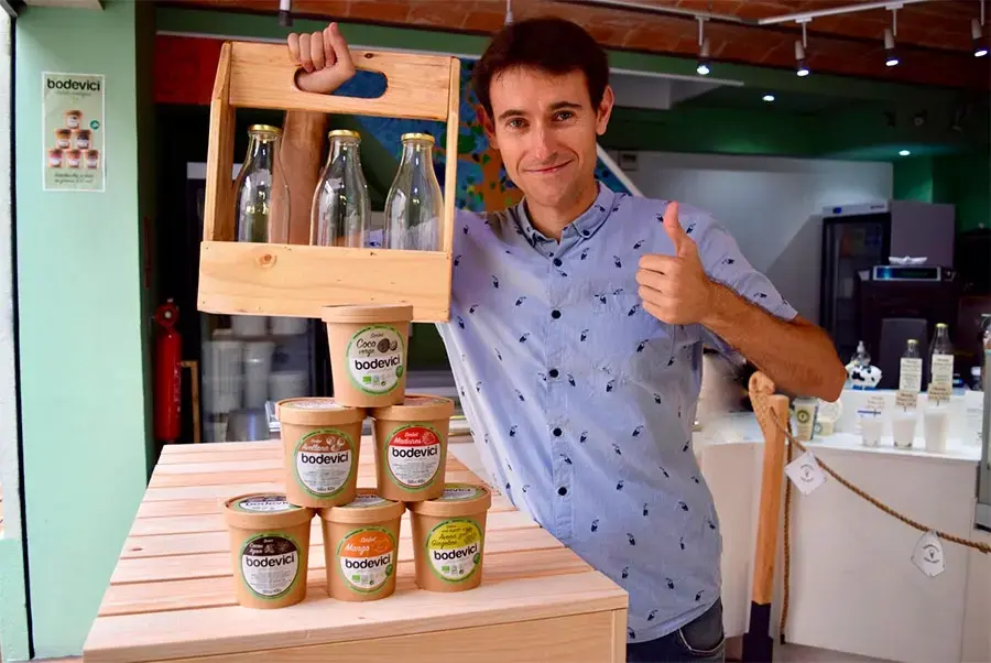 Bodevici, primera heladería cero residuos de Europa